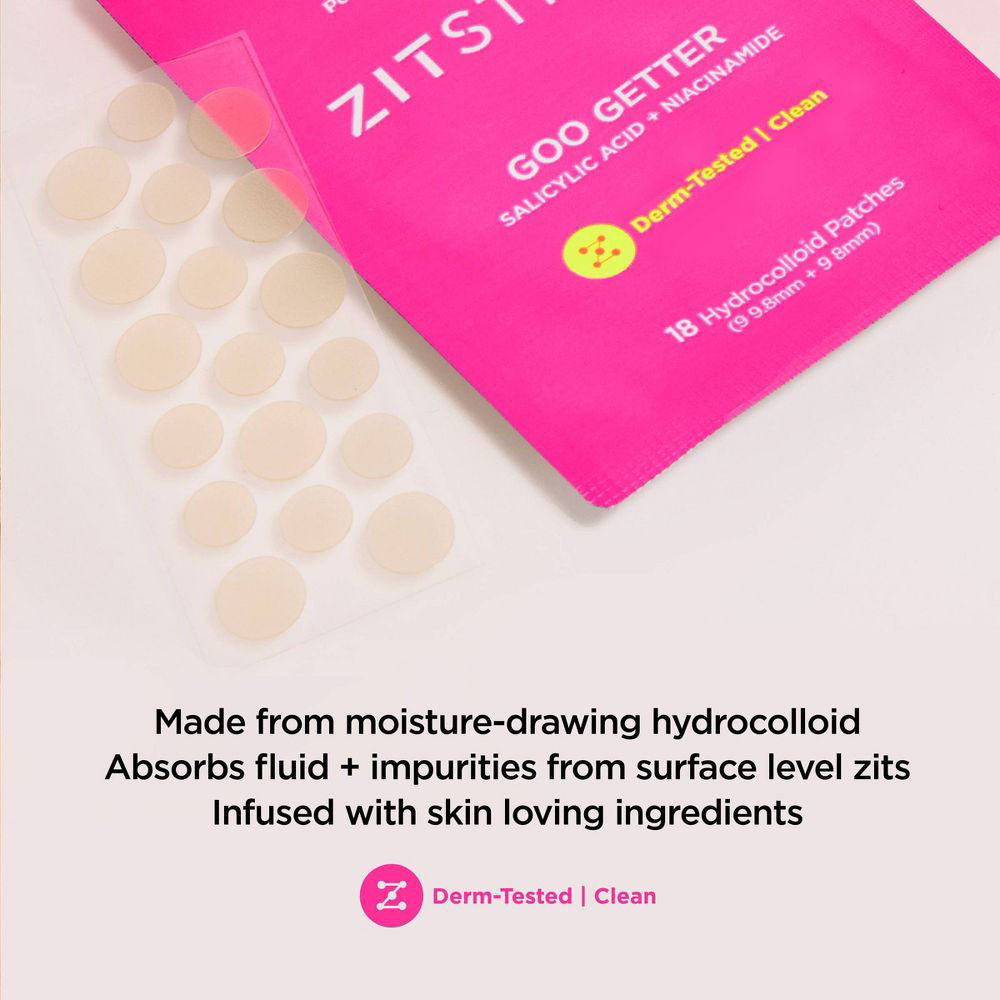 GOO GETTER™ | Hydrocolloid Pimple Patch | ZitSticka
